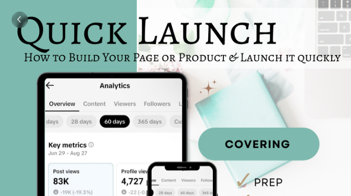 Quick Launch Workshop – KingAshleyAnn